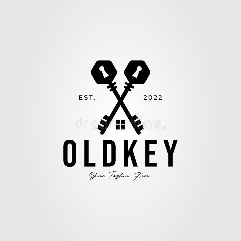 Hexagon Key or Lock House Logo Vector Illustration Design.. Stock ...