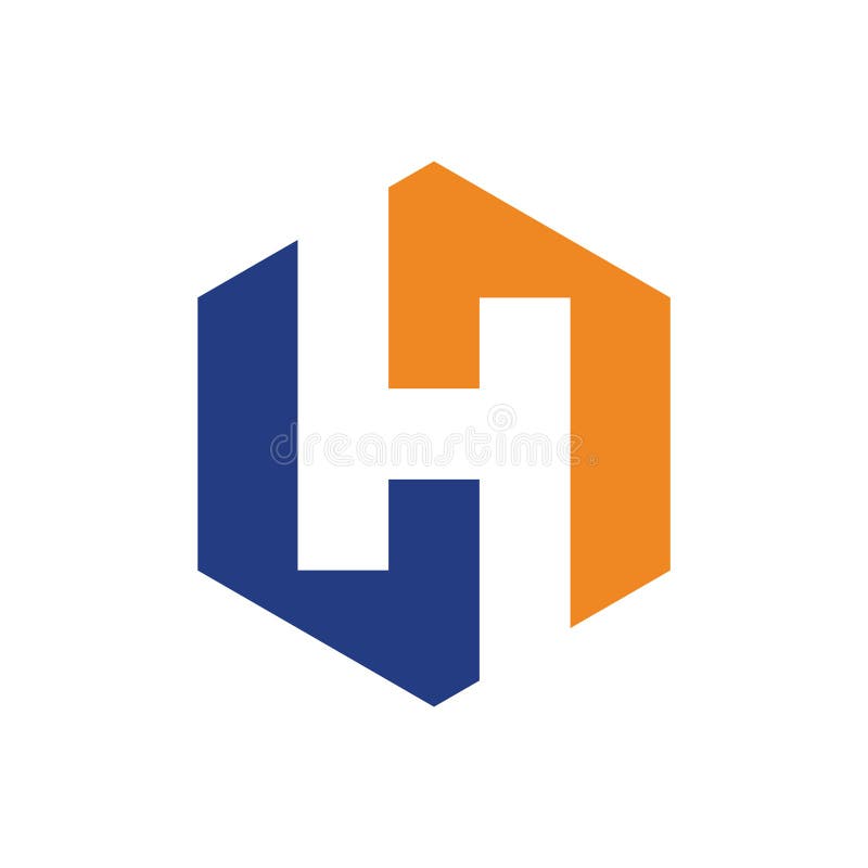 Hexagon Letter H Initial Icon Vector Logo Template Stock Vector ...