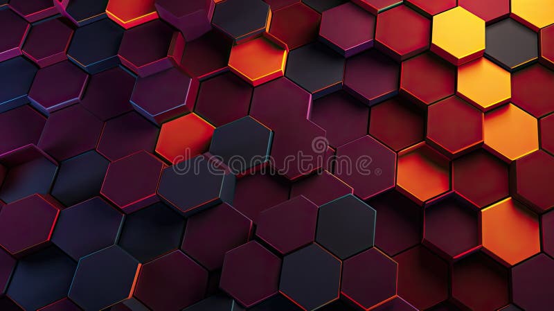 Modern Background with Hexagon Lines for Contemporary Design Stock ...