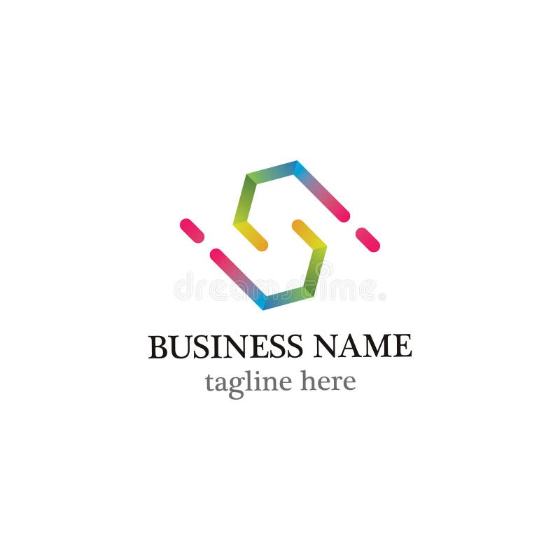 Hexagon Connection Logo Design Stock Vector - Illustration of logo ...