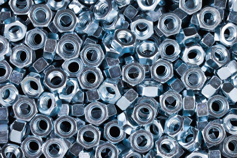 Metal nuts stock photo. Image of nuts, closeup, close - 5173166