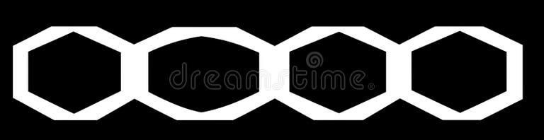 Hexagon Modern Abstract Geometric Technology Background Halftone Hex ...