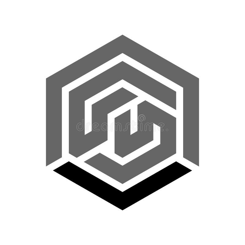 Hexagon Modern Creative Logo Concept Stock Vector - Illustration of ...