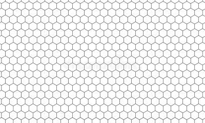 Hexagon Net Honeycomb Pattern Vector Background Stock Vector ...