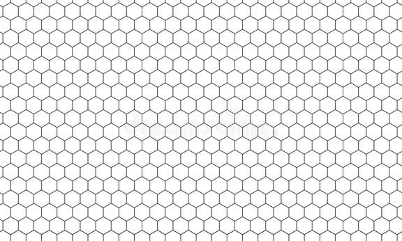 Hexagon Net Honeycomb Pattern Vector Background Stock Vector ...