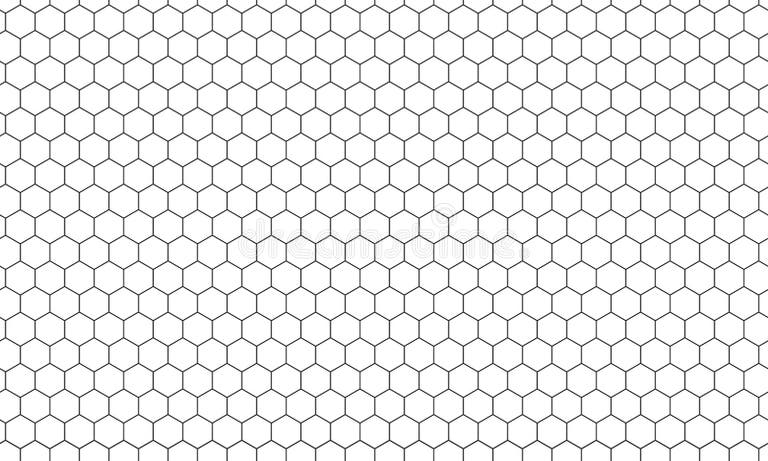 Hexagon Net Honeycomb Pattern Vector Background Stock Vector ...