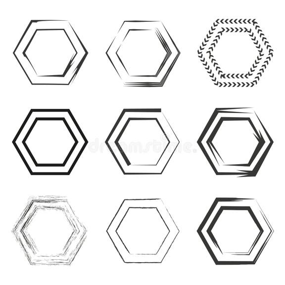 Hexagon Outline Stock Illustrations – 30,115 Hexagon Outline Stock ...