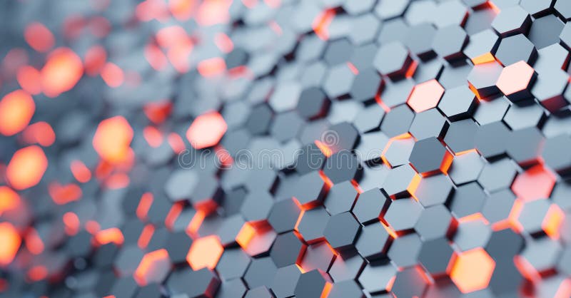 Hexagon Pattern Background. Modern Technology and Network Concept Stock ...