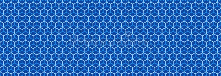 Hexagon Pattern. Blue Net Background with Geometrical Grid Structure ...