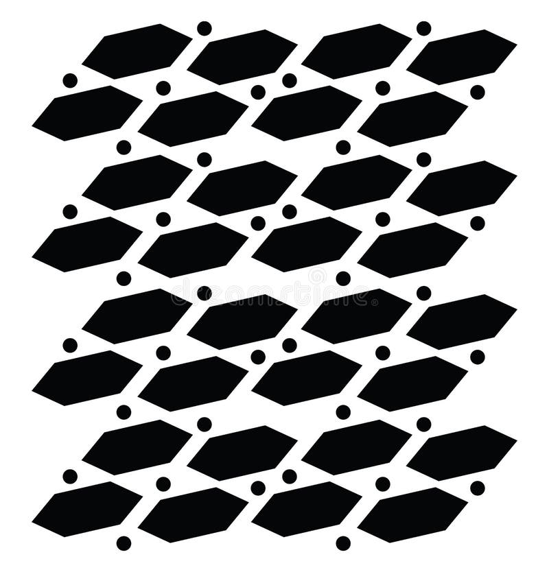 Hexagon Pattern and Circles Vector or Color Illustration Stock Vector ...