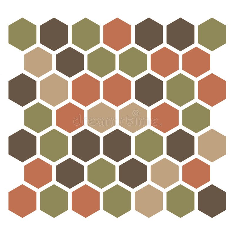 Hexagon pattern stock illustration. Illustration of frame - 41100237