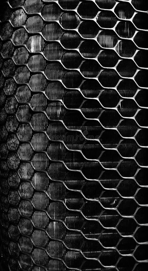 Hexagon Pattern and Textures of Outdoor Air Conditioner Casing ...
