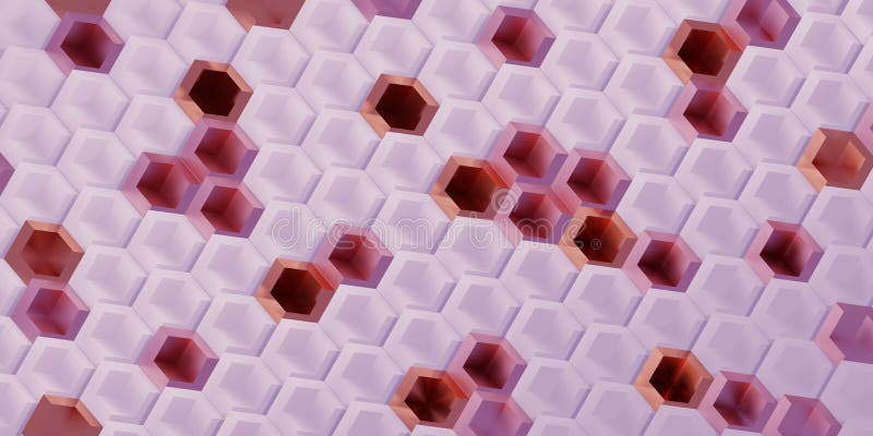 Hexagon Pixel Blocks Technology Abstract Background Modern Scene ...