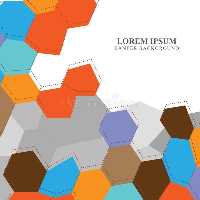 Hexagon polygon background stock vector. Illustration of medical ...