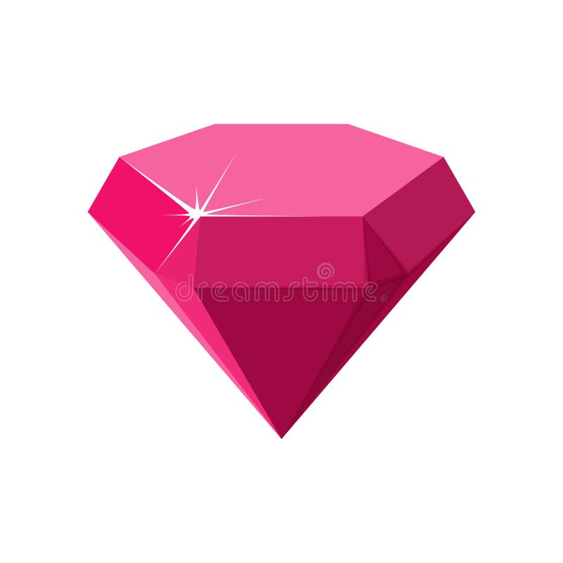Red Ruby Side View Vector Stock Illustrations – 37 Red Ruby Side View ...