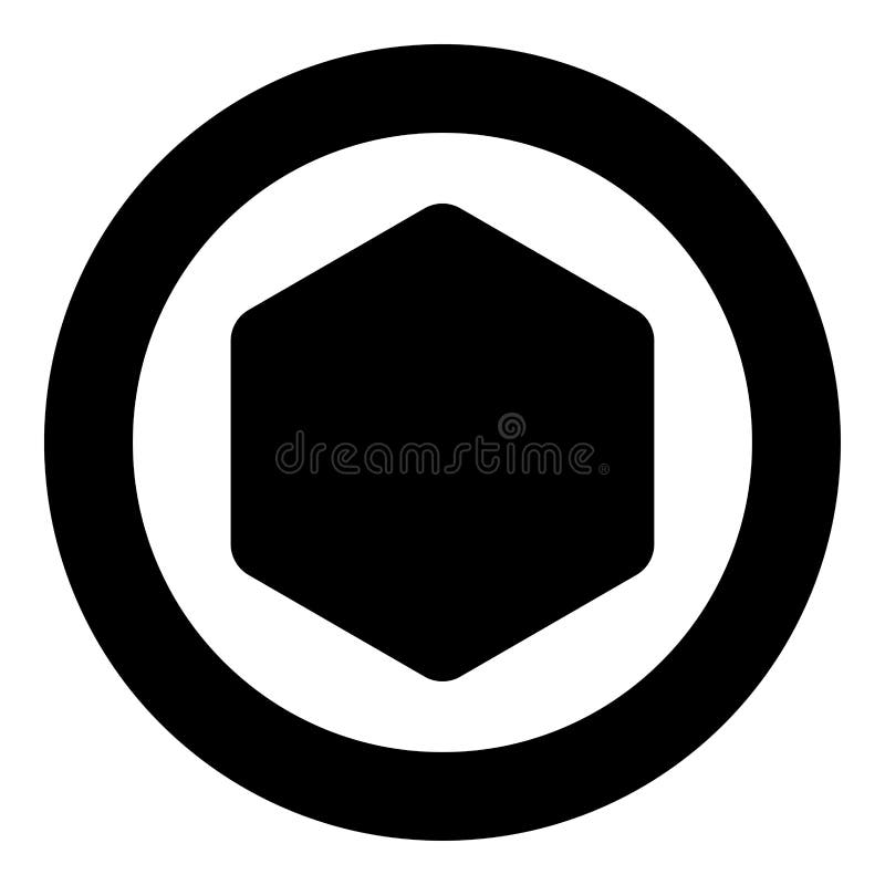 Hexagon with Rounded Corners Icon Black Color Outline Vector ... Hexagon with Rounded Corners Icon Black Color Outline Vector ...