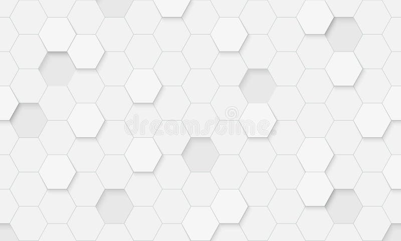 White hexagon 2 stock vector. Illustration of abstract - 213532556