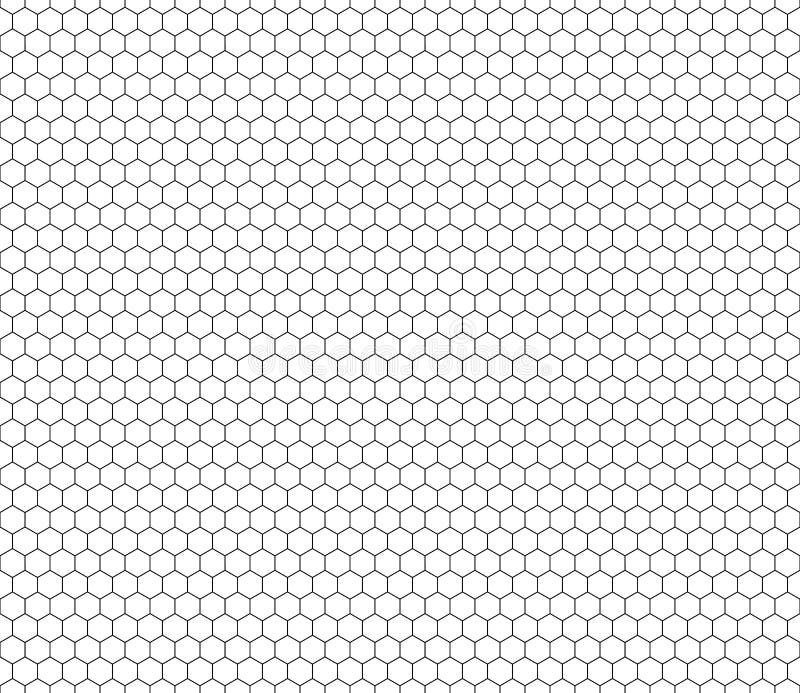 Hexagon Seamless Pattern Texture. Black Honeycomb Line Repeatable on ... Hexagon Seamless Pattern Texture. Black Honeycomb Line Repeatable on ...