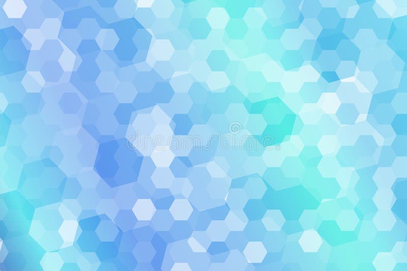 Hexagon Shape Abstract with Light Blue and Light Green Gradient ...