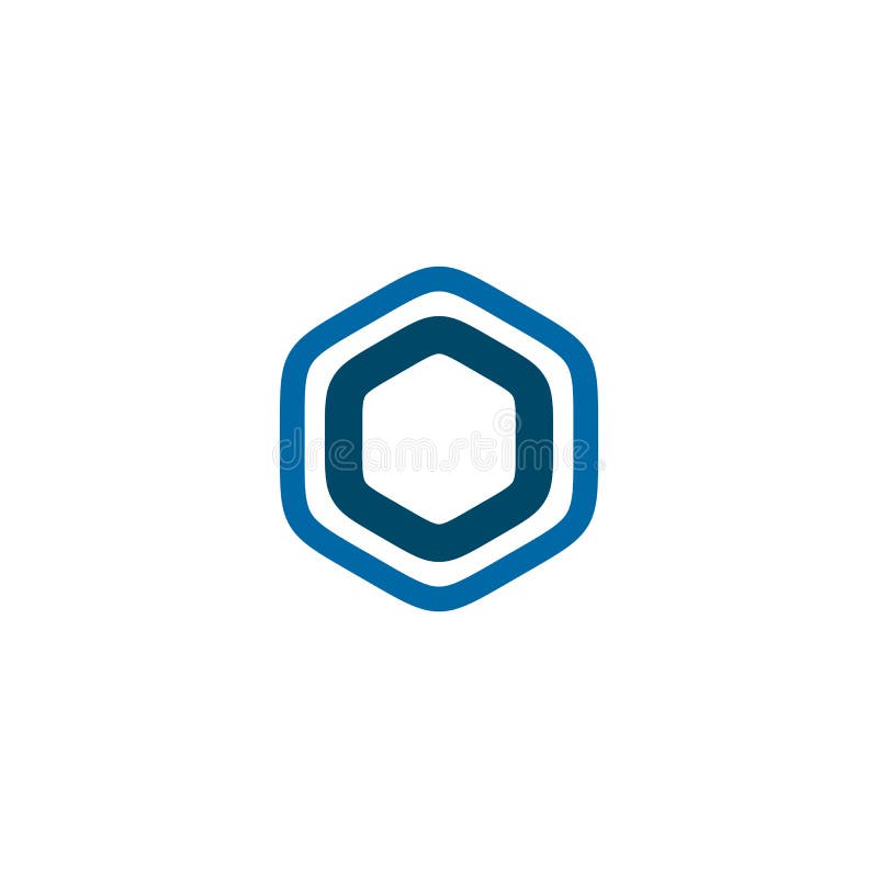 Hexagon Shape Icon Logo Design Vector Template Stock Vector ...