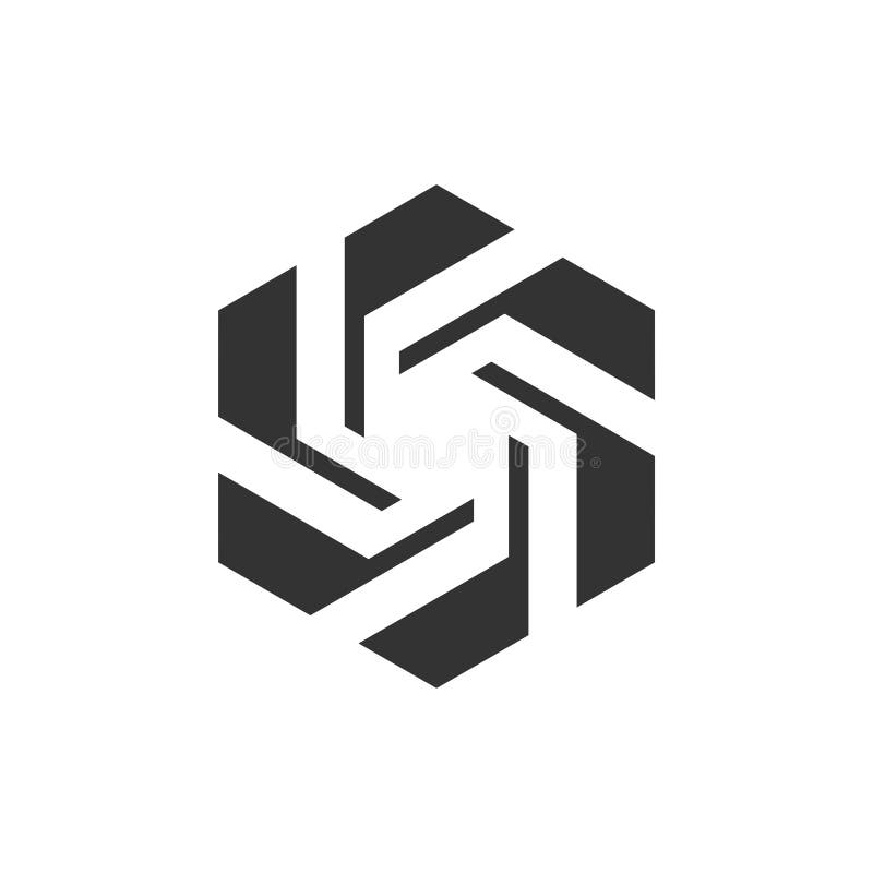 Hexagon Shape Logo Template Illustration Design. Vector EPS 10 Stock ...