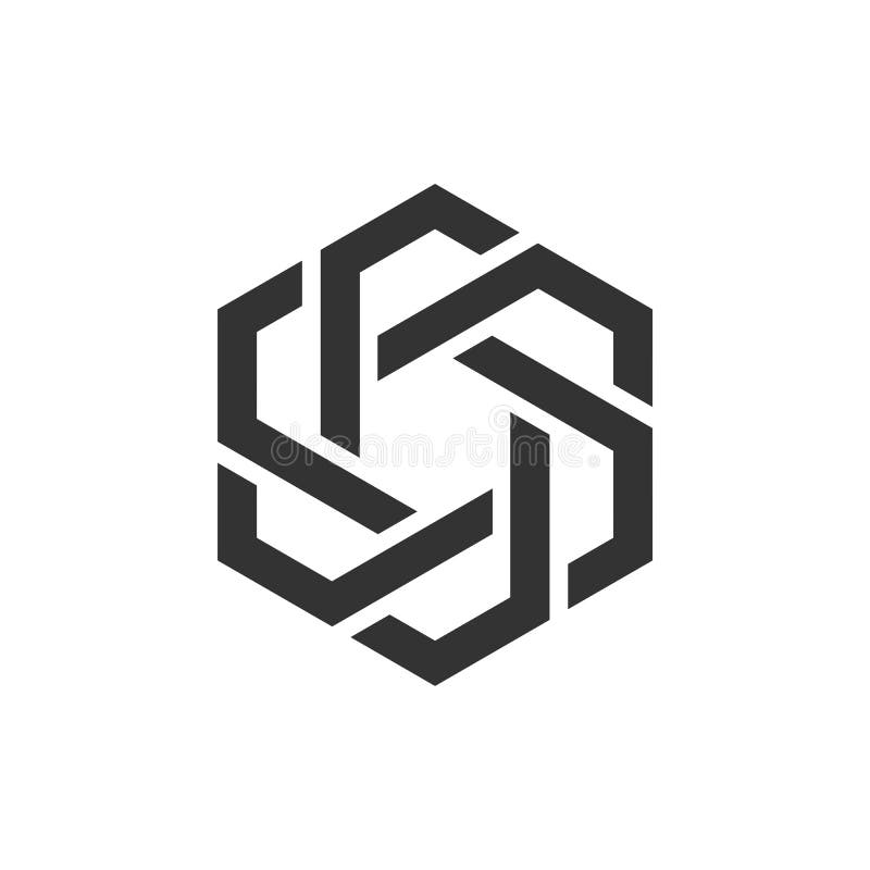 Hexagon Shape Logo Template Illustration Design. Vector EPS 10 Stock ...