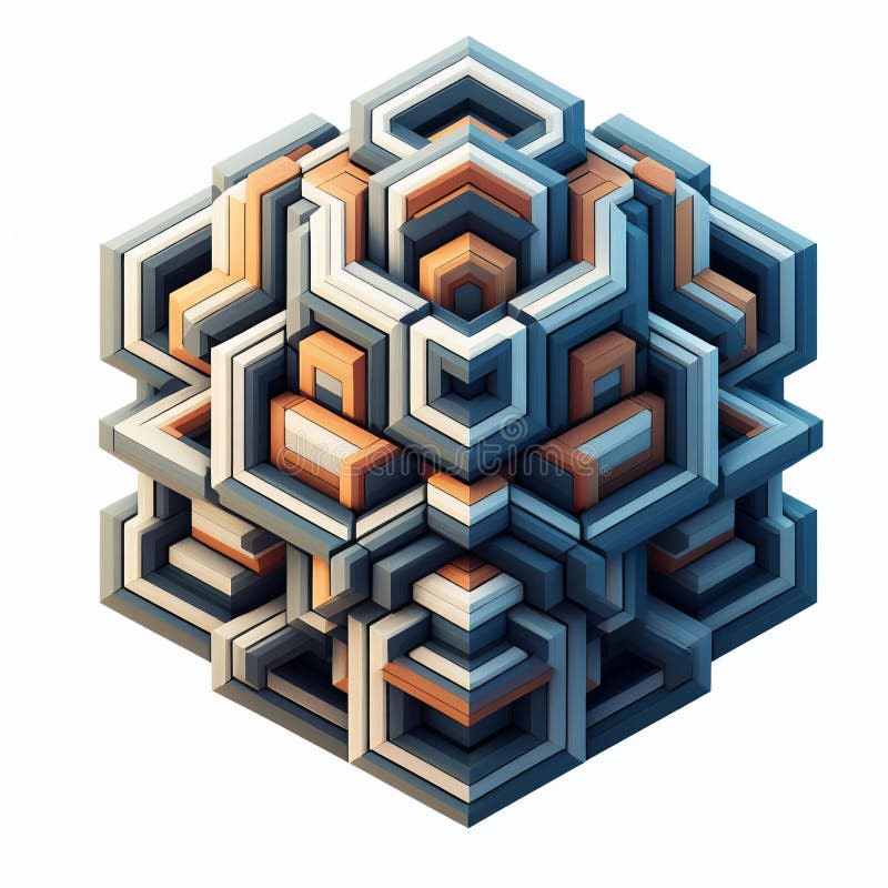 Hexagon a Six Sided Shape with Six Angles and Sides, Isolated Stock ...