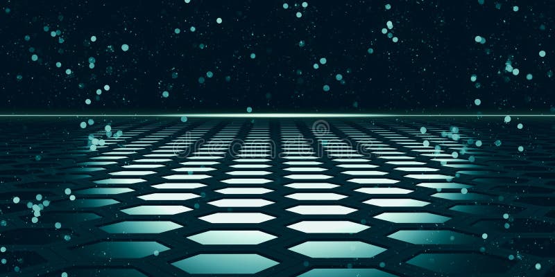 Hexagon Space Bokeh Glitter Hexagonal Bokeh Effect Geometric Bokeh ...