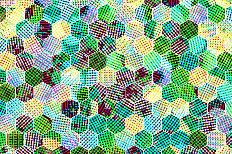 Hexagon Strip Colorful Pattern, Texture for Design Background. Stock ...