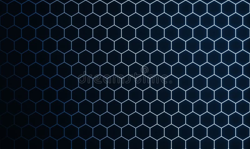 Hexagon Structure As Background - Illustration Stock Illustration ...