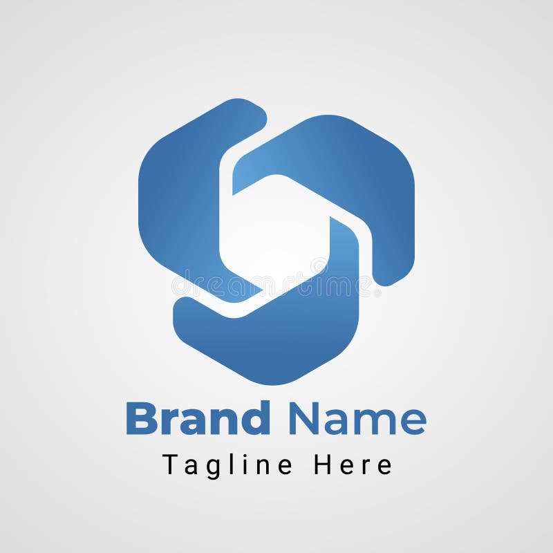 Hexagon Techno Logo stock vector. Illustration of logo - 338620710