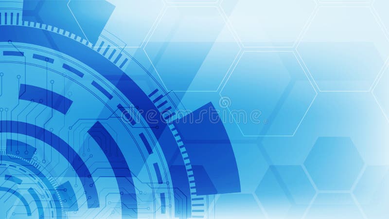 Hexagon Technology Background Stock Vector - Illustration of abstract ...