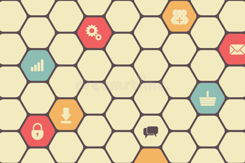 Hexagon texture stock vector. Illustration of panel, polygon - 31570739