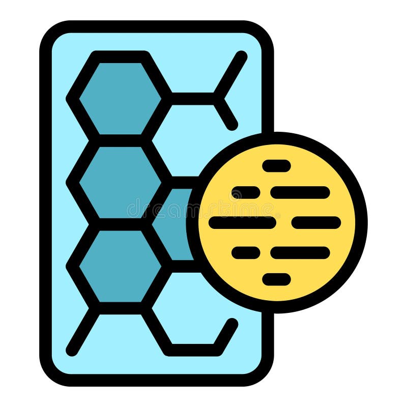 Hexagon Tile Icon Vector Flat Stock Vector - Illustration of texture ...