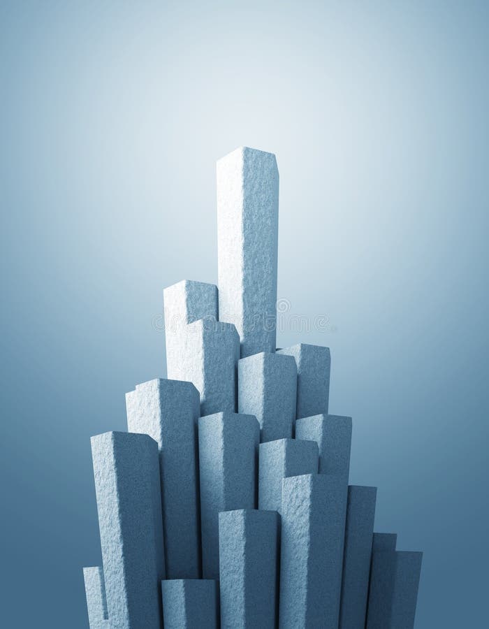 Hexagon tower stock illustration. Illustration of hexagon - 31097737