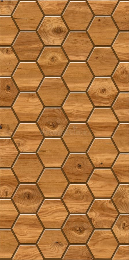 Hexagon Wooden Wall Texture Stock Illustration - Illustration of marble ...