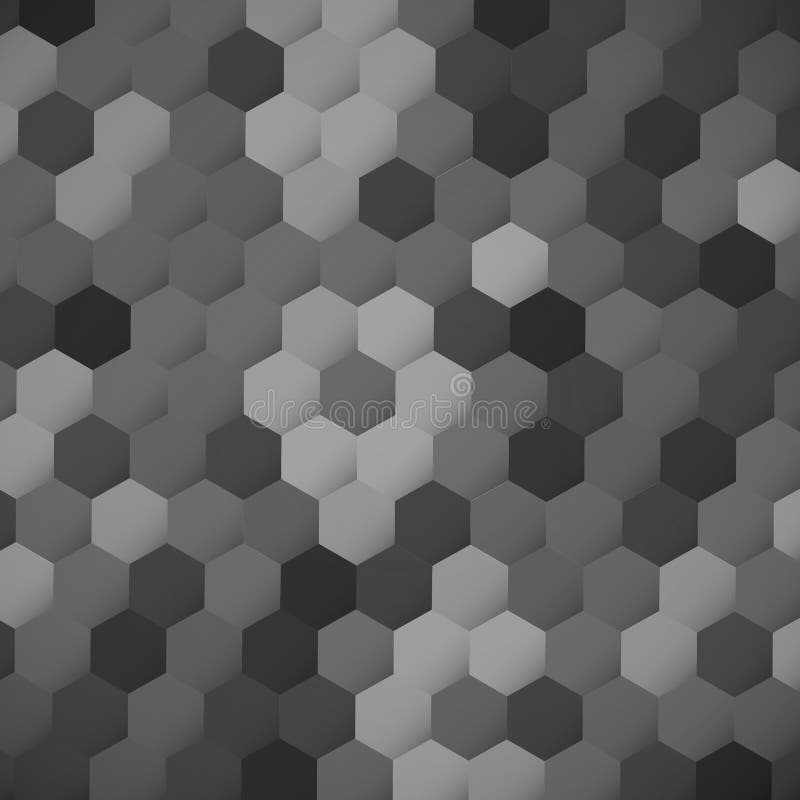 Hexagonal Abstract Background. Stock Vector - Illustration of effect ...