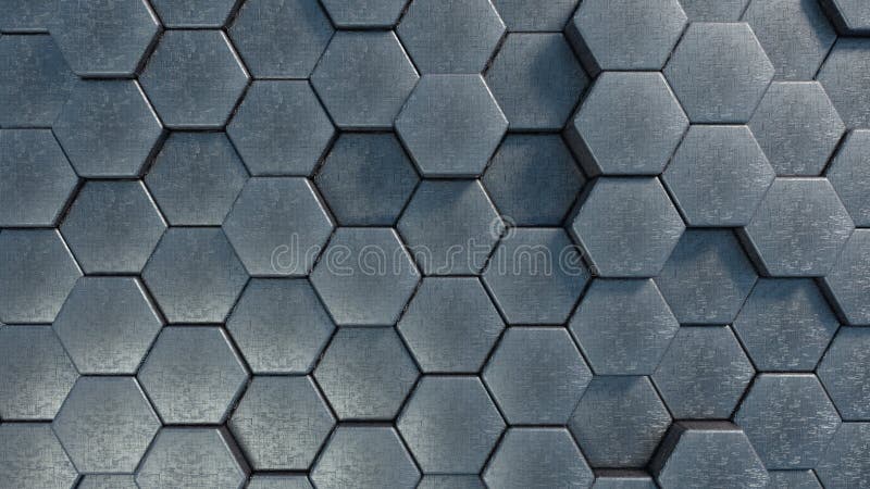 Hexagonal Abstract Background Stock Illustration - Illustration of ...
