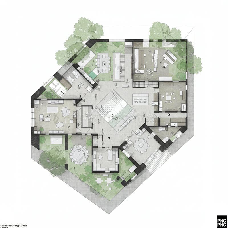 Hexagonal Architectural Layout Stock Illustrations – 83 Hexagonal ...