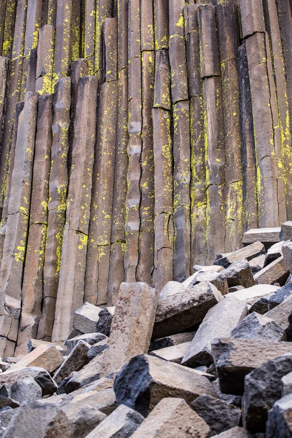 Basalt Columns of the Devils Postpile National Monument in Mammoth ...