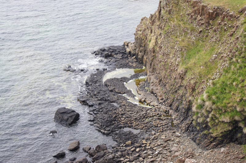 Hexagonal Basalt Columns Located at Ardmeanach Peninsula on the Inner ...