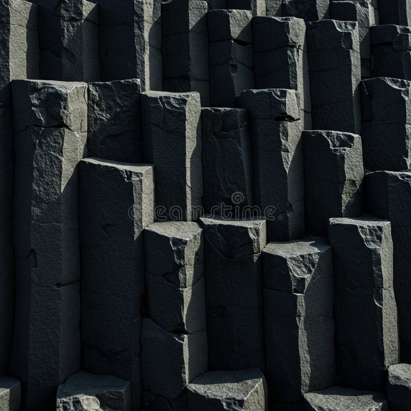 Striking Hexagonal Basalt Columns Stock Illustrations – 91 Striking ...