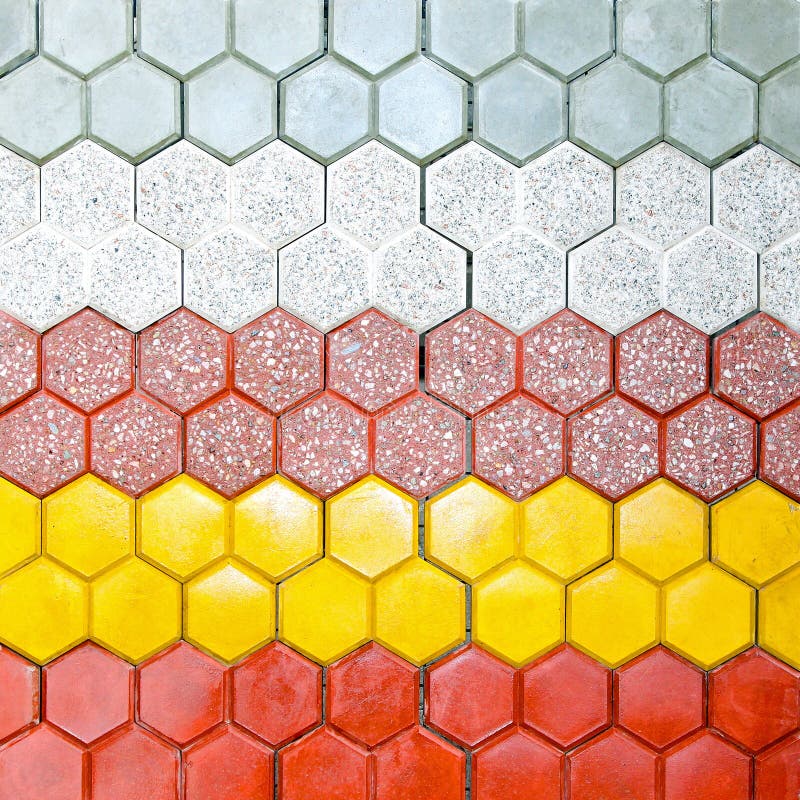 Hexagonal bricks stock image. Image of bricks, texture - 16283719