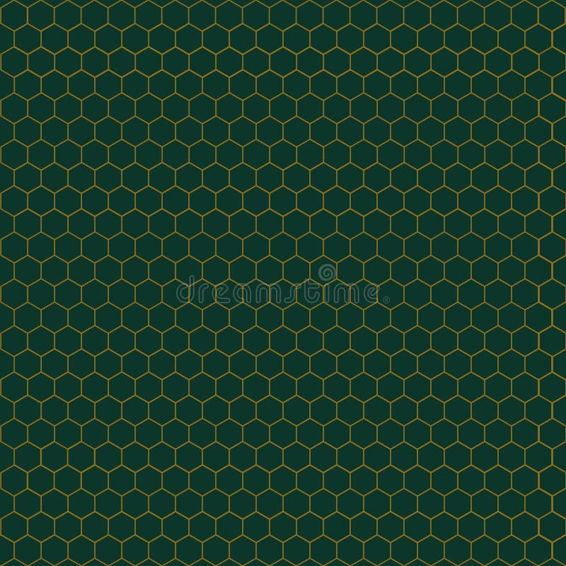 Geometry Hexagon Cells Seamless Pattern Vector. Stock Illustration ...