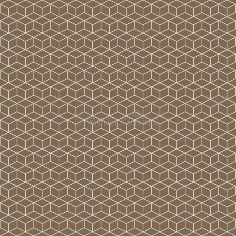 Geometry Hexagon Cells Seamless Pattern Vector. Stock Illustration ...