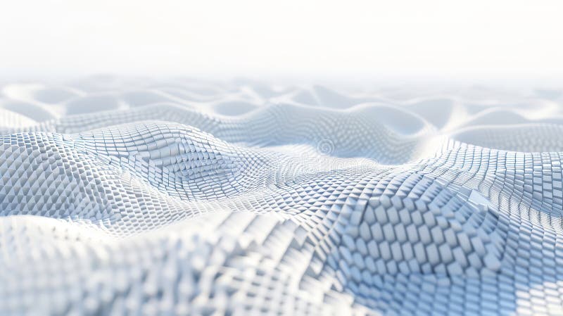 Hexagonal Connections: a Perspective View Stock Photo - Image of ...