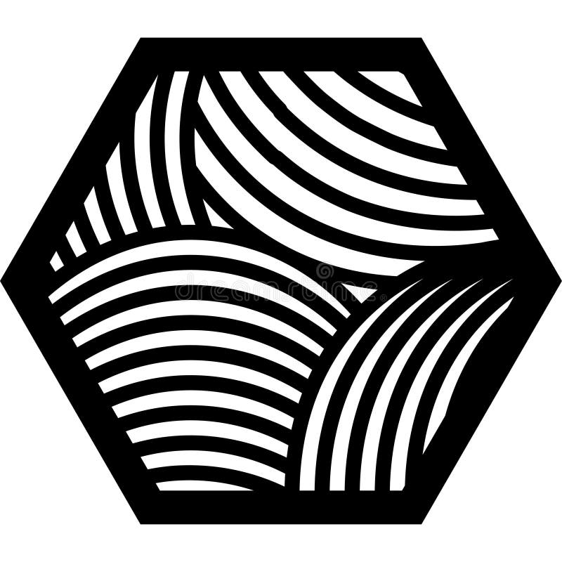 Hexagonal Decorative Coaster Design. Laser Cut Coaster. Laser Cutting ...