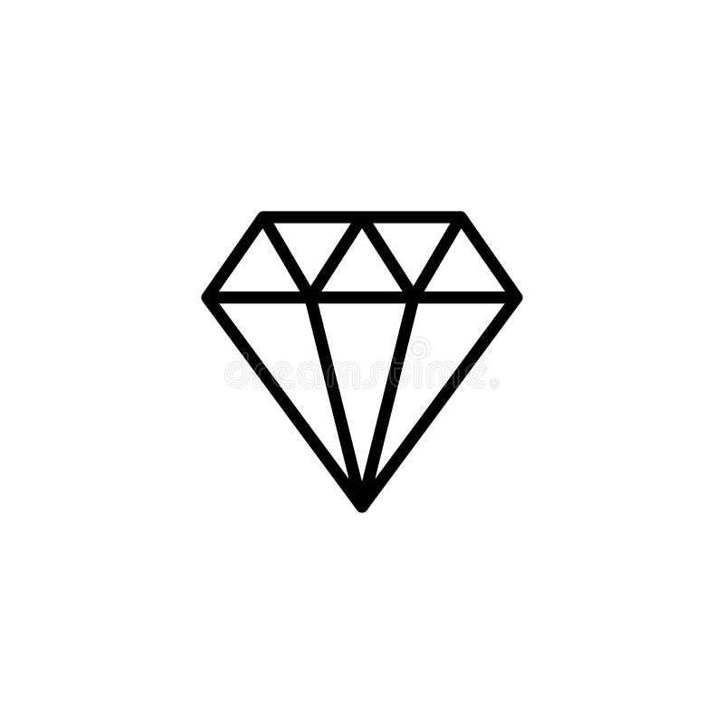 Simple Gem Outline Logo Stock Illustrations – 3,194 Simple Gem Outline ...