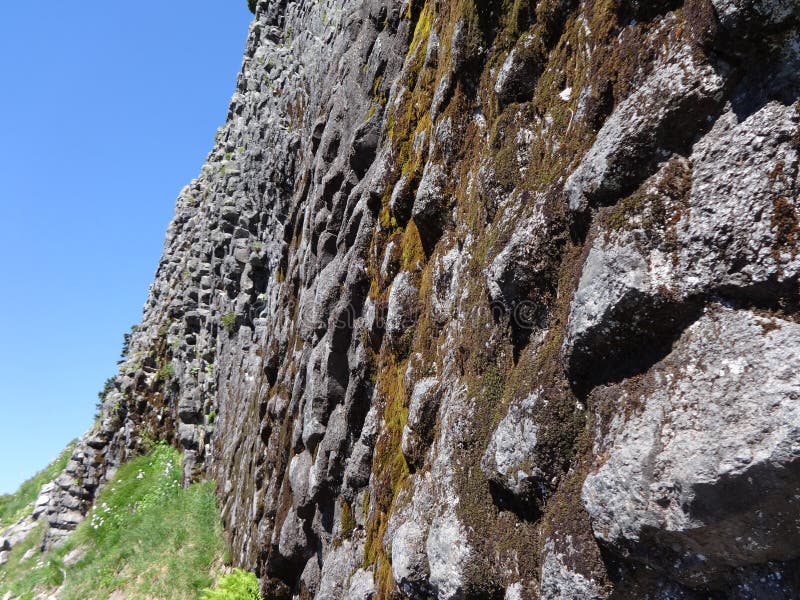 Hexagonal Formation of Volcanic Rocks Stock Photo - Image of baker ...