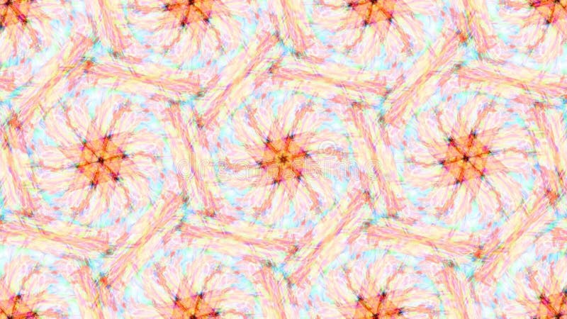 Hexagonal Glowing Pattern Blinking and Vibrating on White. Stock Video ...